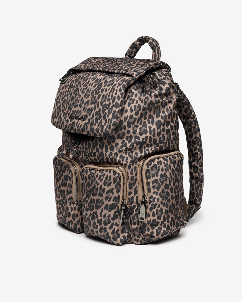 Alto Changing Backpack Brown Tonal Leopard - Tiba + Marl