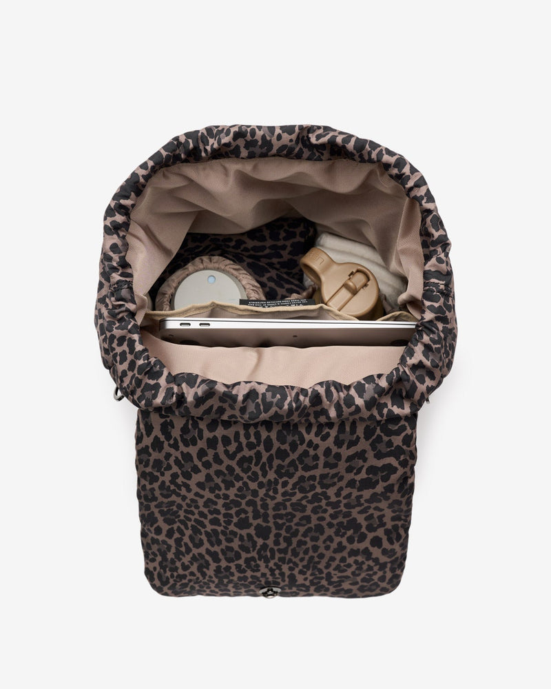 Alto Changing Backpack Brown Tonal Leopard - Tiba + Marl