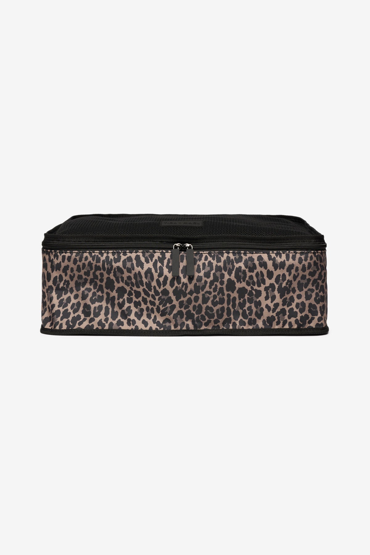T+M Packing Cubes Set Brown Tonal Leopard Print - Tiba + Marl