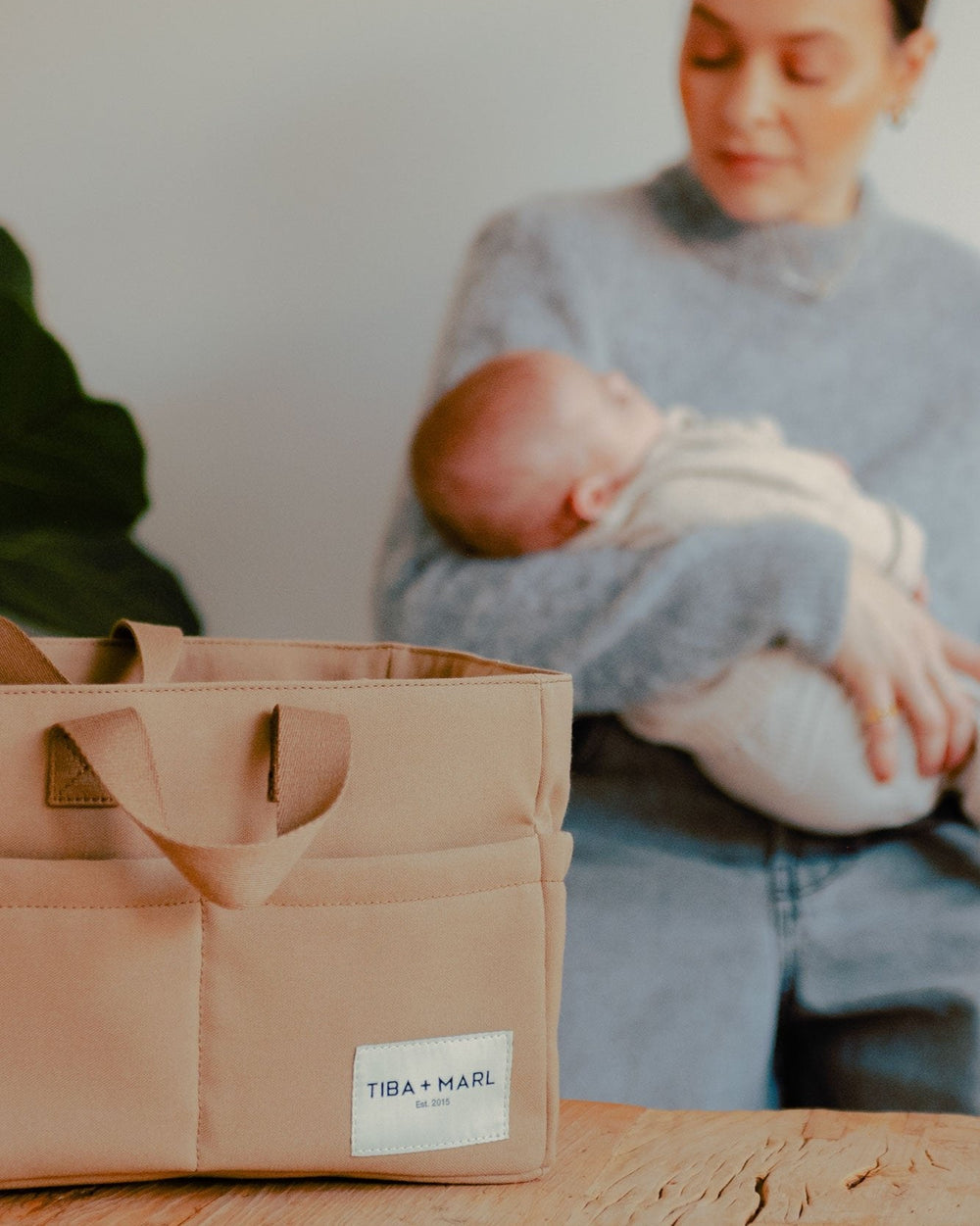 T+M Canvas Organsier Caddy / Pocket Tote Insert Desert - Tiba + Marl